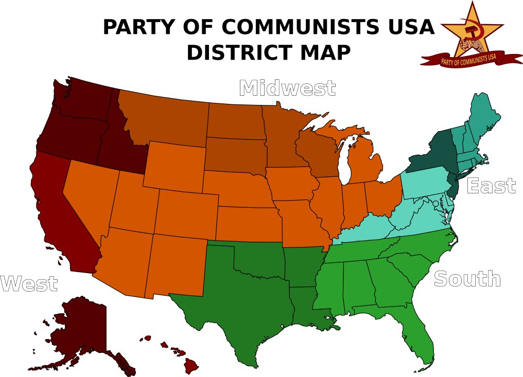 Districts and Cells - Party of Communists USA